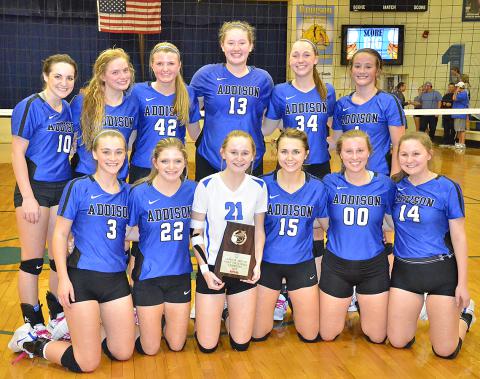 Addison takes 2A Area 13 VB championship | Northwest Alabamian